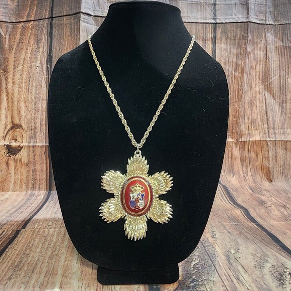 Coro | Accessories | Coro Signed Pegasus Heraldic Coat Of Arms Medal ...